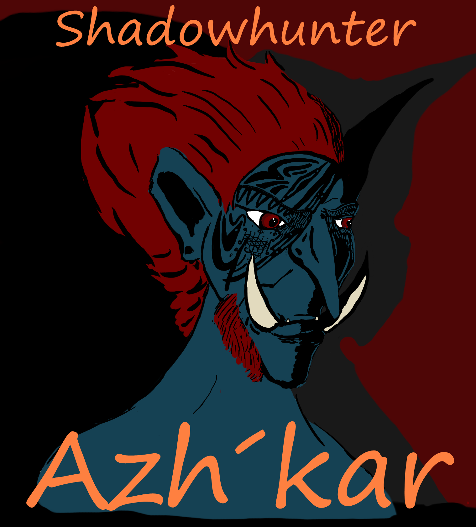 Azhkar Troll shadow hunter from our tribe. by Ranjuul on DeviantArt