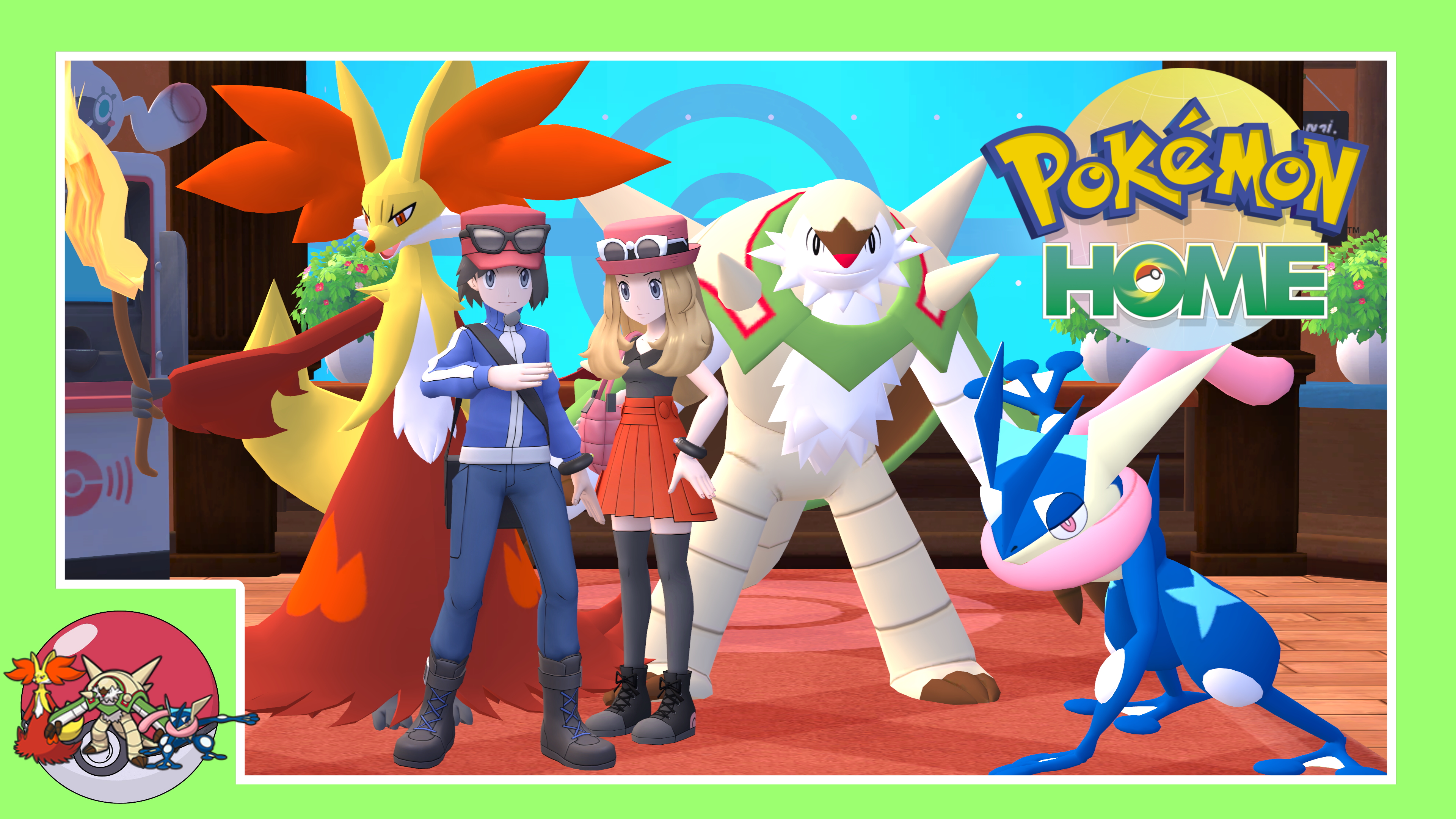 Pokemon Home - Generation 6 Starters - SFM Models by FatuiCyberWolf on ...