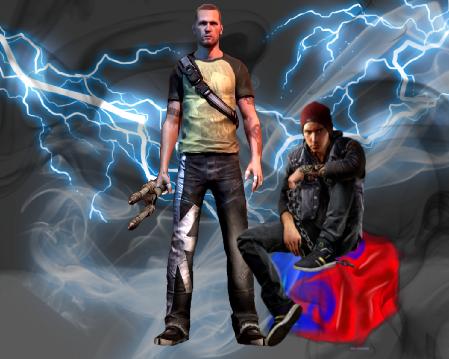 Infamous Cole Vs Delsin