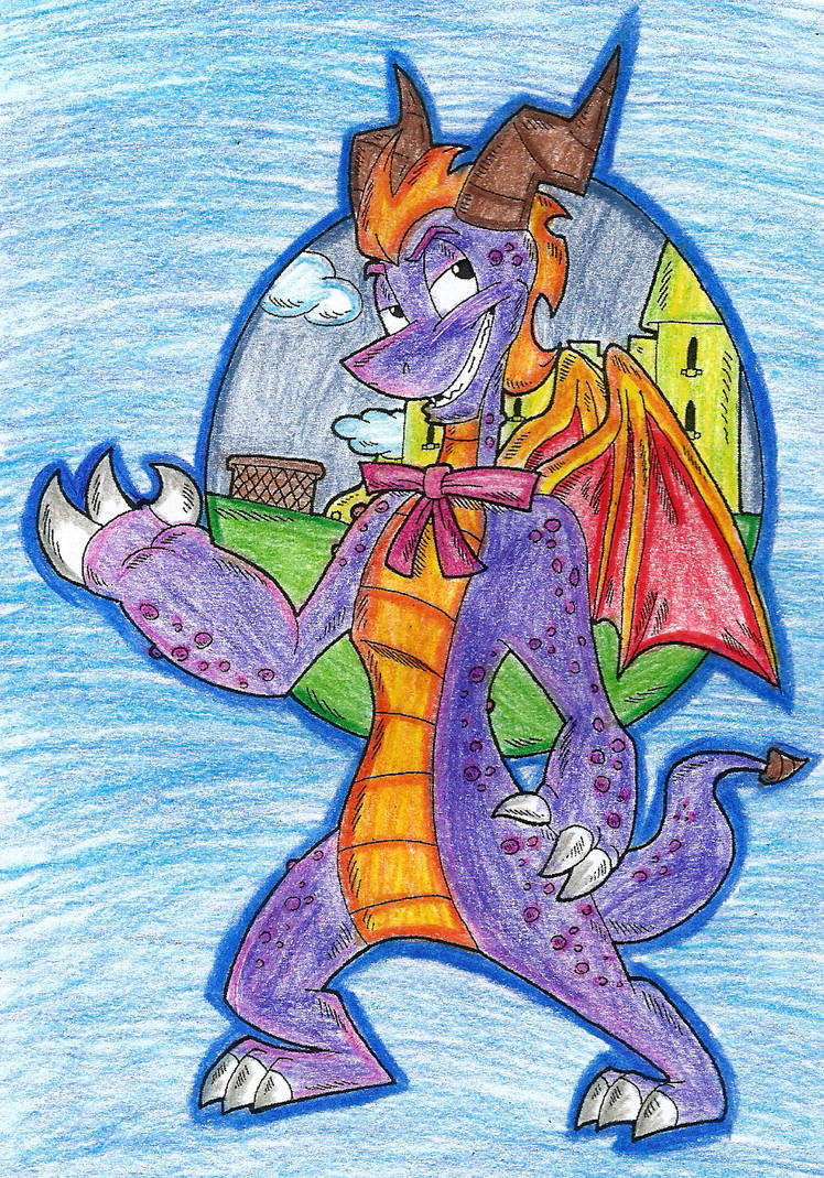 (StD) An Anthro Spyro by KrazyKari on DeviantArt