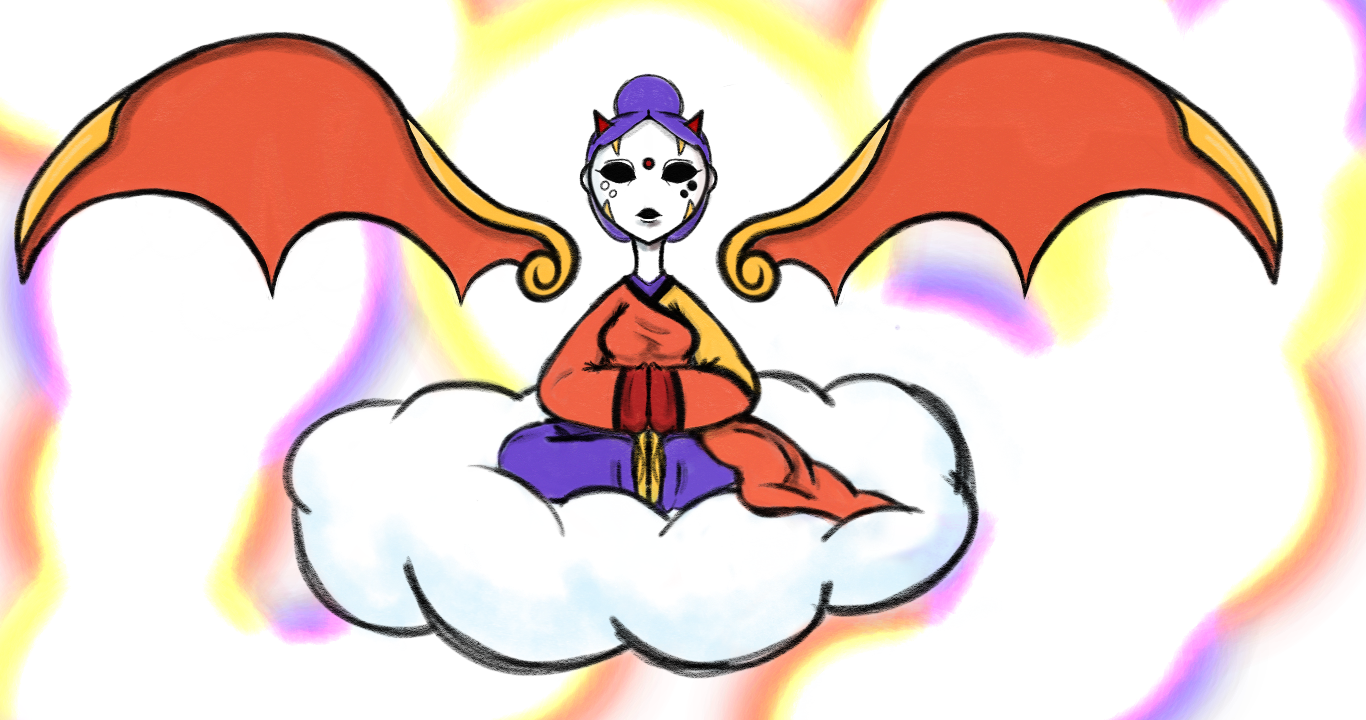 Cloud lady thing by KagomeJinja on DeviantArt