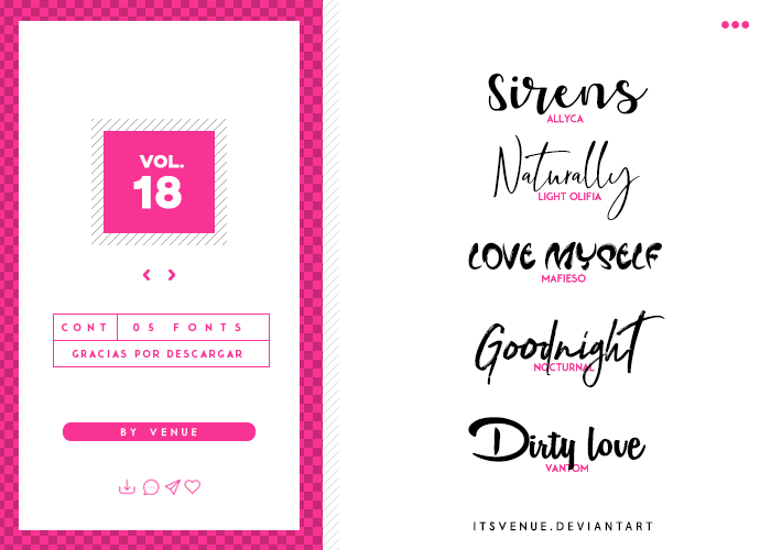 fonts pack [vol. 18] by itsvenue on DeviantArt
