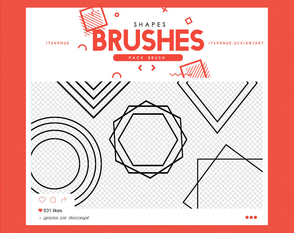 .shapes brushes #17 by itsvenue on DeviantArt