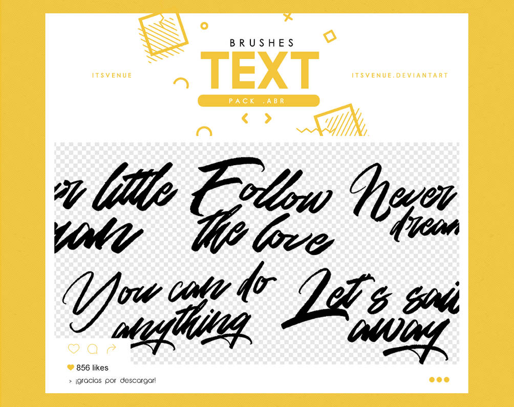 .text brushes #20 by itsvenue on DeviantArt