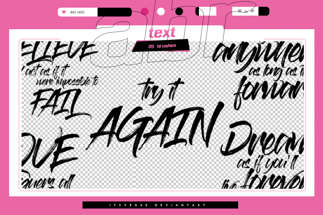.text brushes #33 by itsvenue on DeviantArt