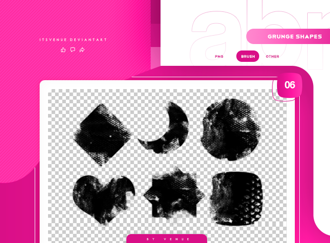 .grunge shapes #48 by itsvenue on DeviantArt