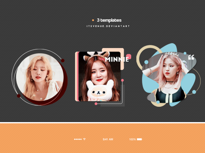 pack templates | .psd by itsvenue on DeviantArt