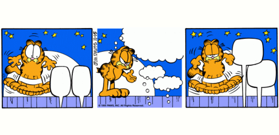 Garfield Comic Strip speechless by EarWaxKid on DeviantArt