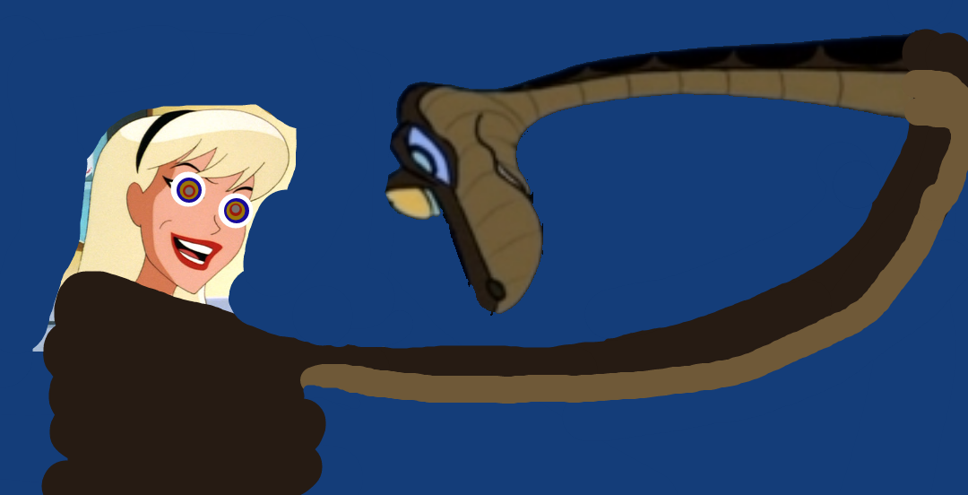 Kaa Wraps Supergirl by EarWaxKid on DeviantArt