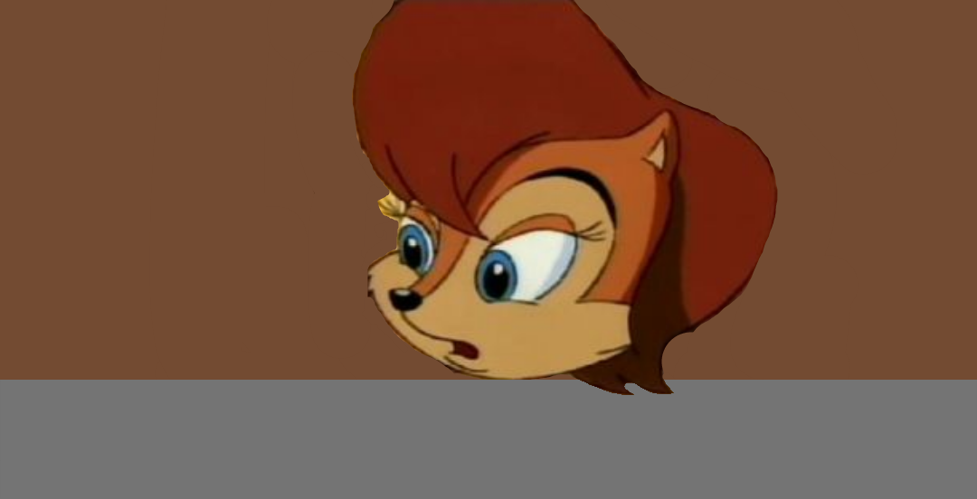 Sally Acorn Bodyless by EarWaxKid on DeviantArt