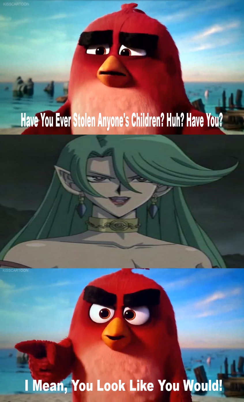 Red asks Camula if have stolen children by EarWaxKid on DeviantArt