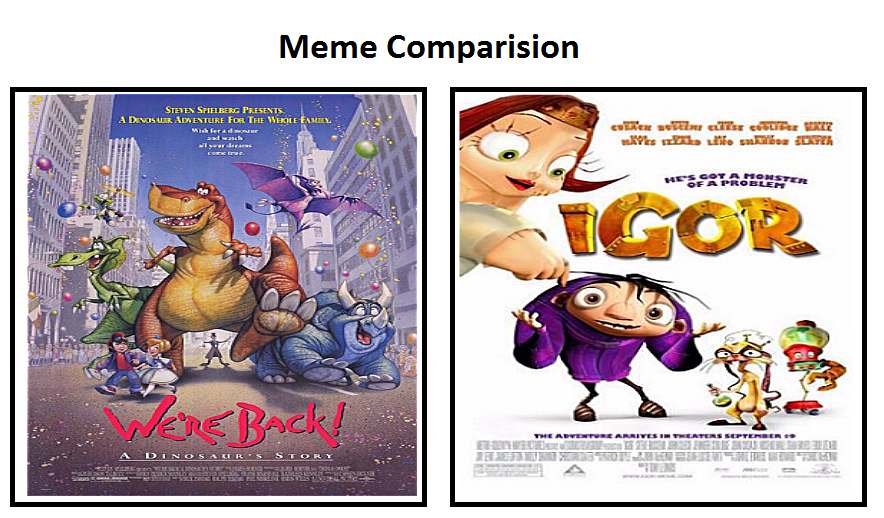 Movie Meme Comparison by EarWaxKid on DeviantArt