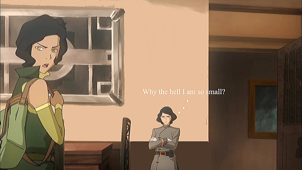 Young Lin Beifong Shrunk by EarWaxKid on DeviantArt