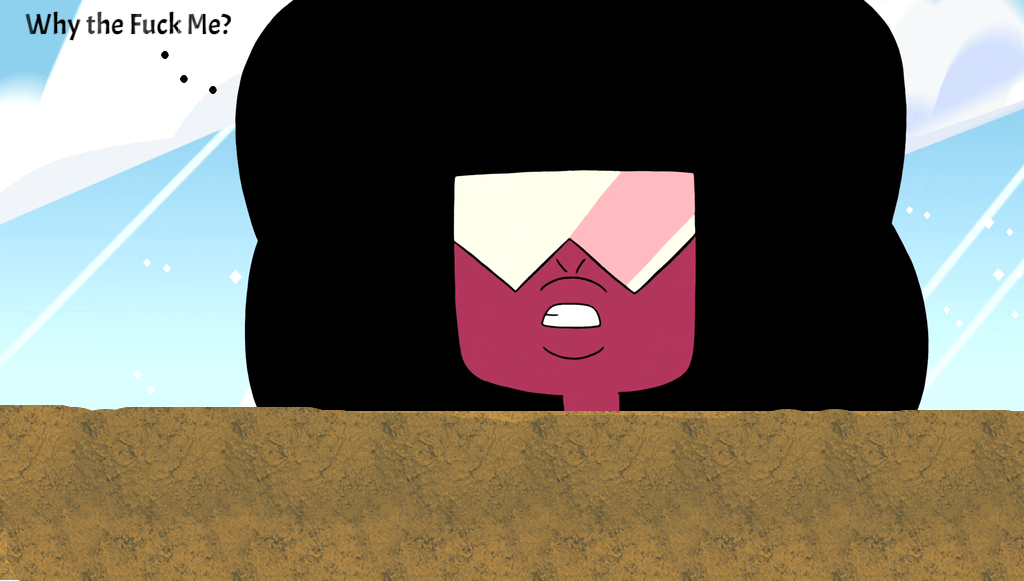 Garnet stuck in Quicksand by EarWaxKid on DeviantArt