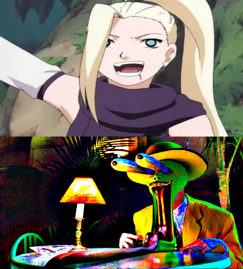 The Mask's Reaction to Ino Yamanaka by EarWaxKid on DeviantArt