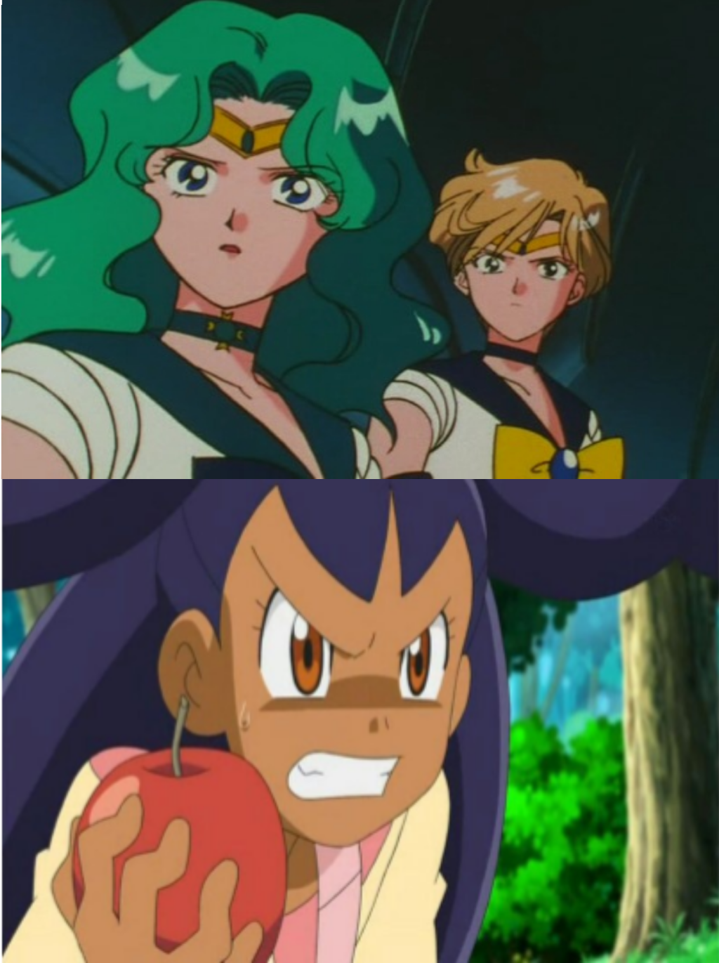 Iris gets angry at Neptune and Uranus by EarWaxKid on DeviantArt