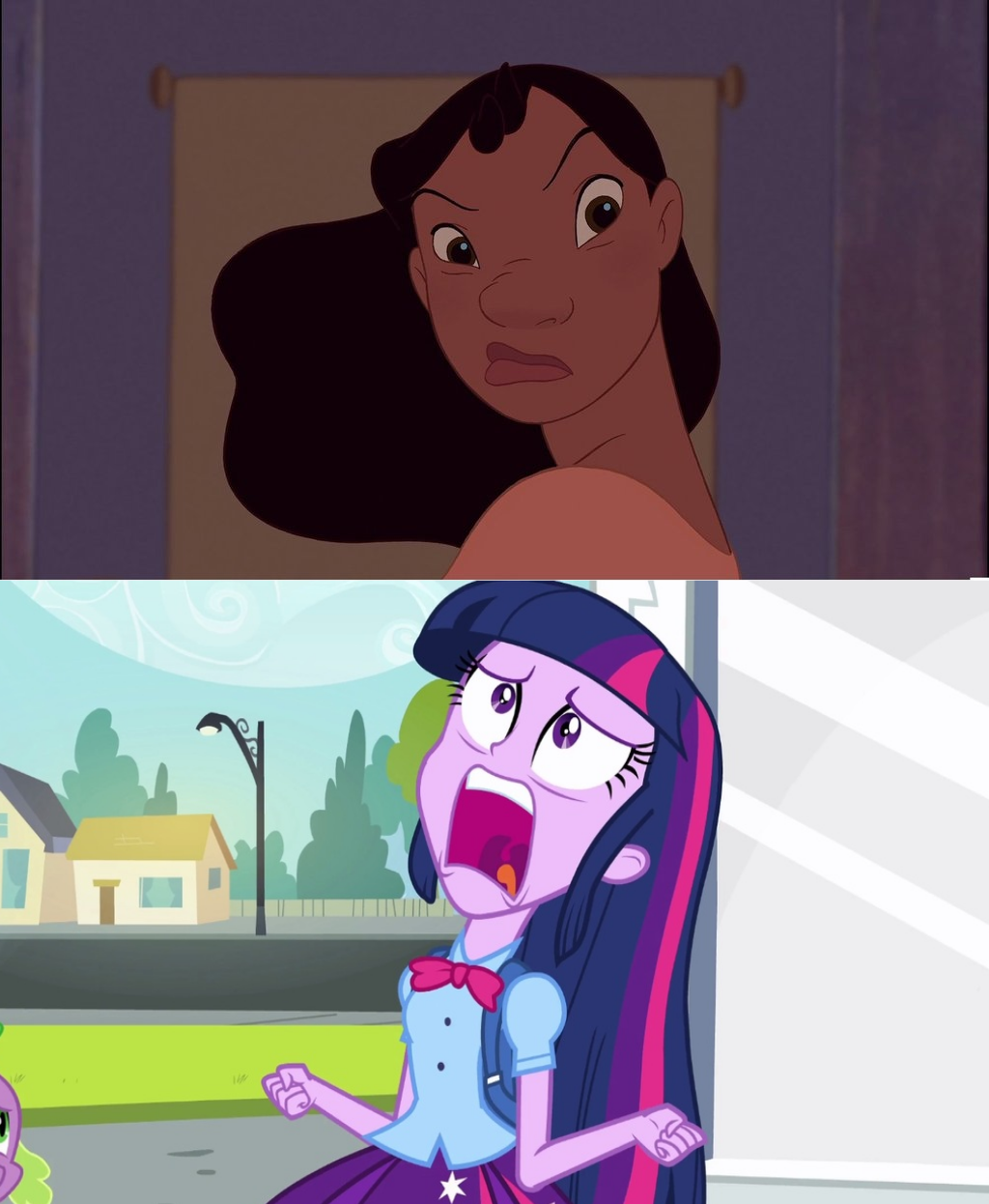 Nani's Death Stares Twilight Sparkle by EarWaxKid on DeviantArt