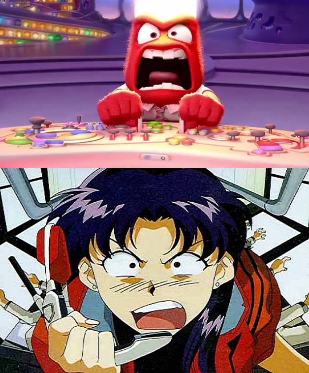 Misato's Anger by EarWaxKid on DeviantArt