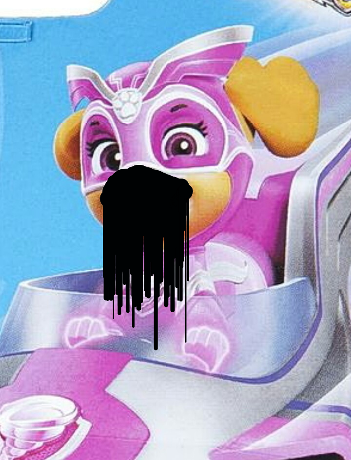 Mighty Skye Tarred Up by EarWaxKid on DeviantArt