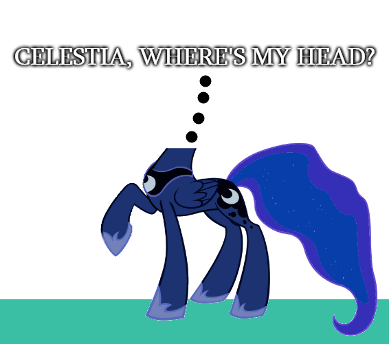 Princess Luna Headless by EarWaxKid on DeviantArt