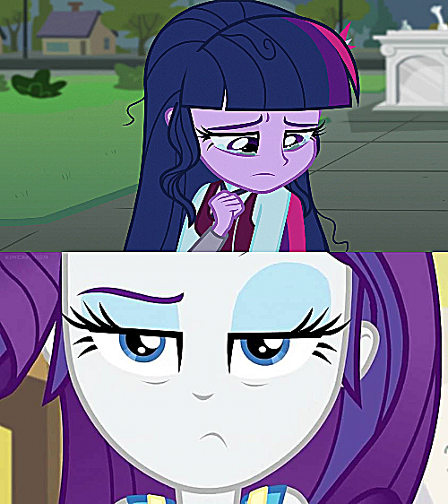 Rarity is unamused by Sci-Twi's Apology by EarWaxKid on DeviantArt
