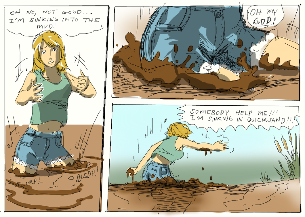 Quicksand Comic Quickie IN COLOR by Silkyfriction on DeviantArt