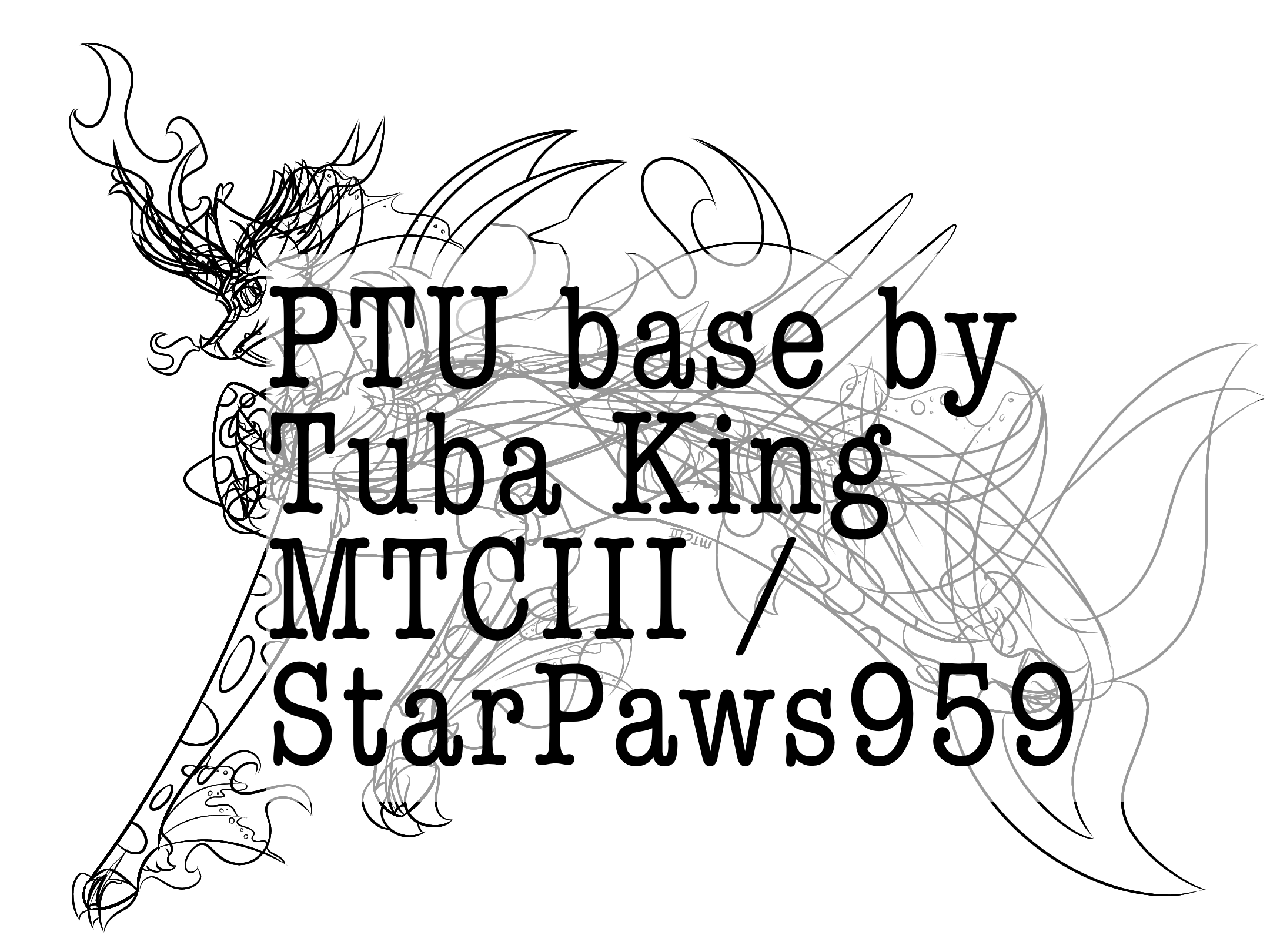 Canon and Mythological MLP PTU Base by TubaKingMTCIII on DeviantArt