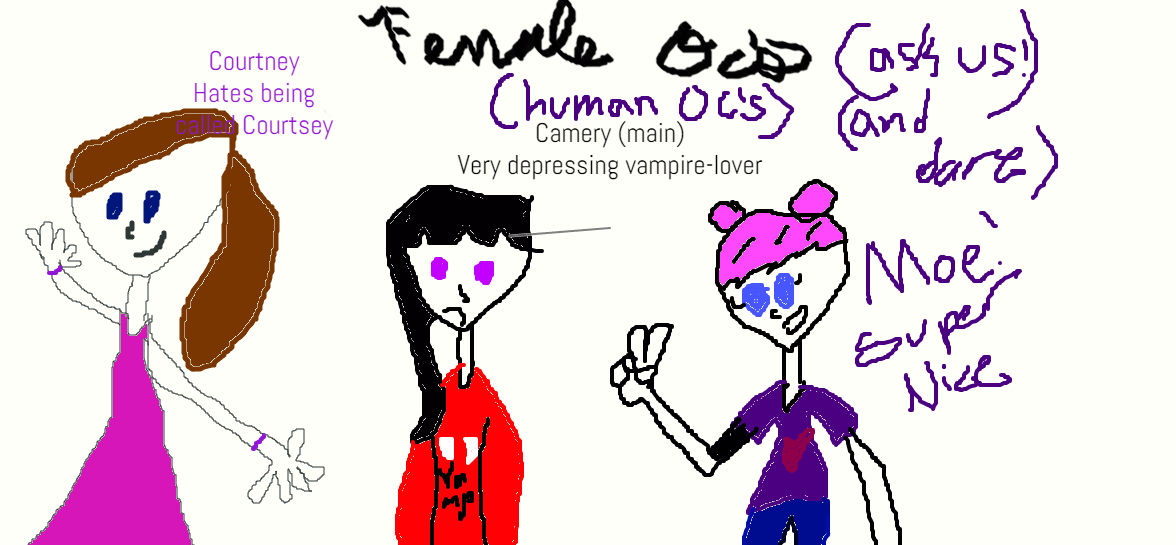 Ask My human OC's! (Female Version) by NapstaFlip64 on DeviantArt