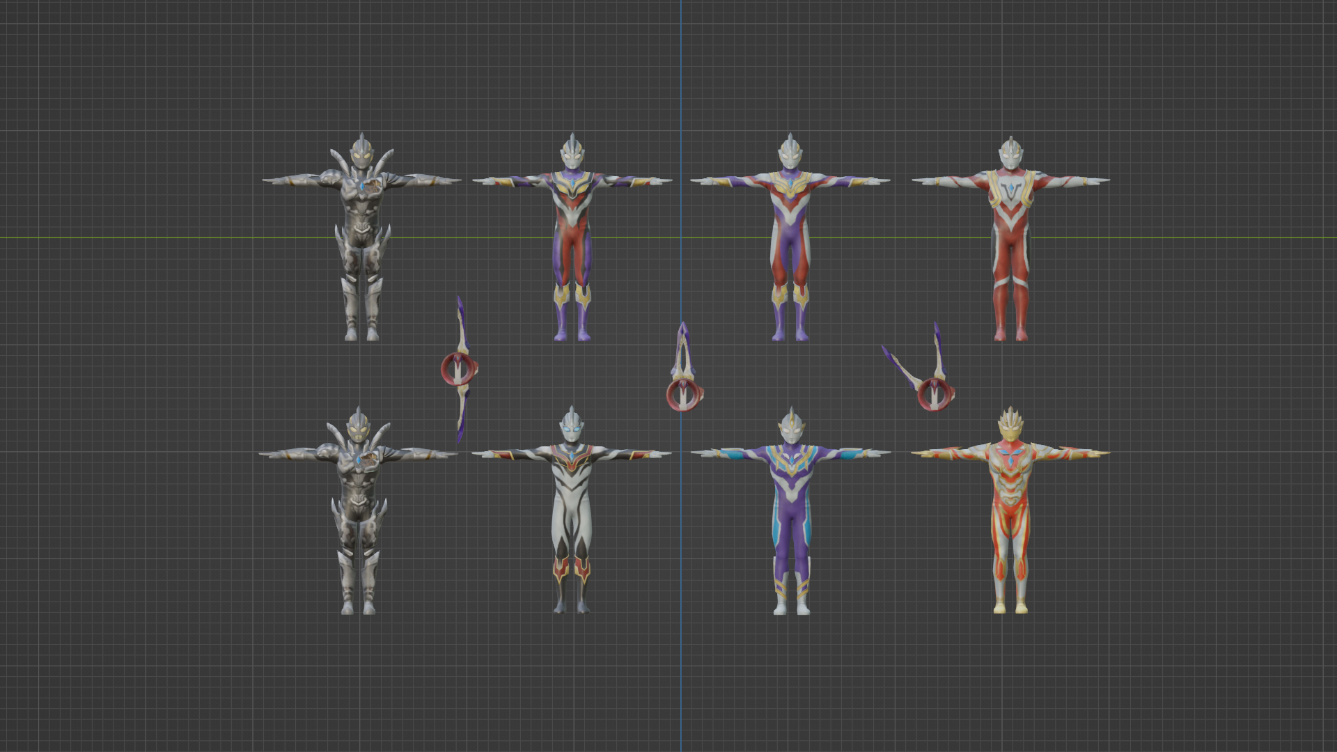 Ultraman Trigger model PACK by xianyi233 on DeviantArt Ultraman Trigger model PACK by xianyi233 on DeviantArt