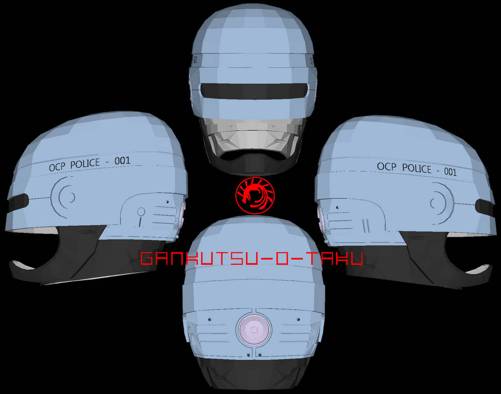 Robocop Helmet Pepakura by pepERIKura on DeviantArt