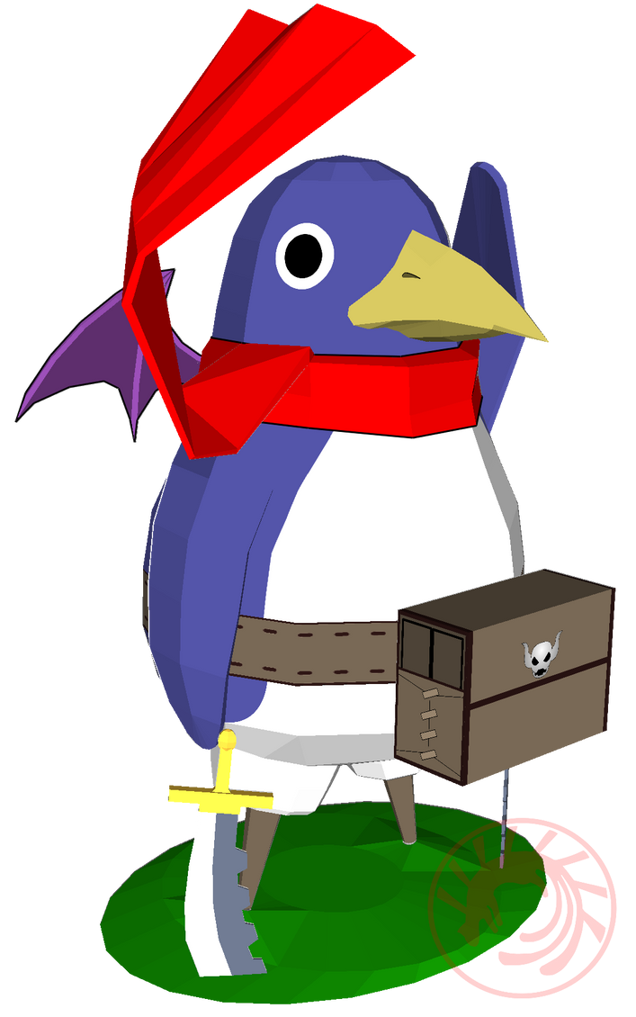 Hero Prinny Pepakura by pepERIKura on DeviantArt