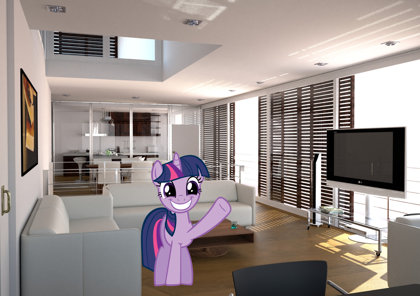 Twilight Waving (First submission) by TwilightLovesLatch on DeviantArt