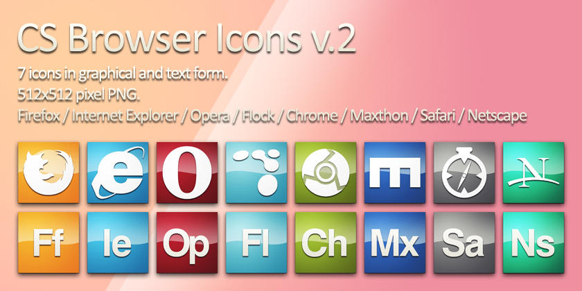CS Browser Icons by HeskinRadiophonic on DeviantArt