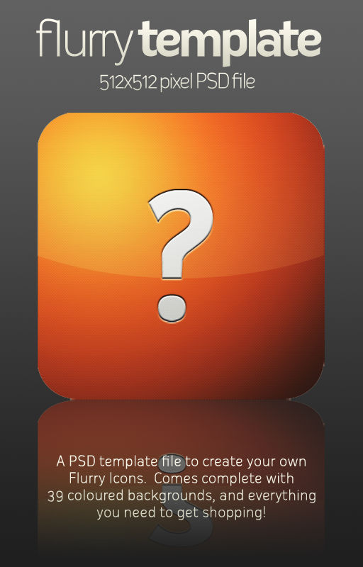 Flurry Icons Template by HeskinRadiophonic on DeviantArt