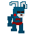 Shadow Toy Bonnie Head pixel icon by SonicTheDashie on DeviantArt