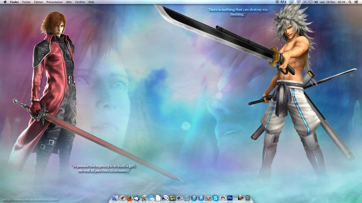 Wallpaper FF VII CC-DoC - Genesis and Weiss by Anarloth on DeviantArt