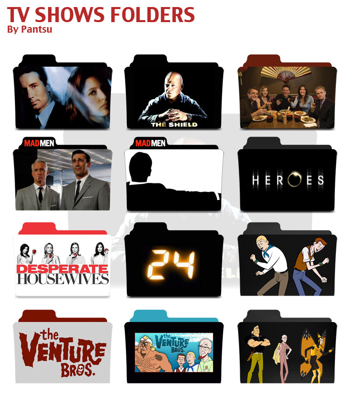 Tv Shows Folders Pack Two by Cyrus-Pinkney on DeviantArt