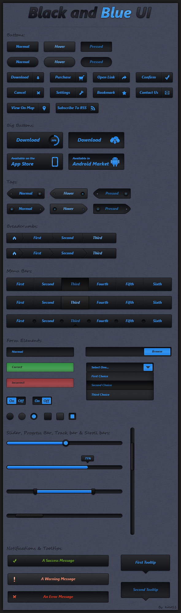 Black and Blue Ui by givesnofuck on DeviantArt