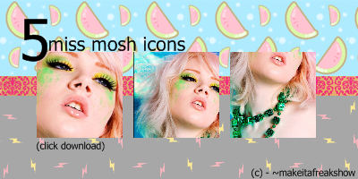 Miss Mosh - Icon Pack 3 by makeitafreakshow on DeviantArt
