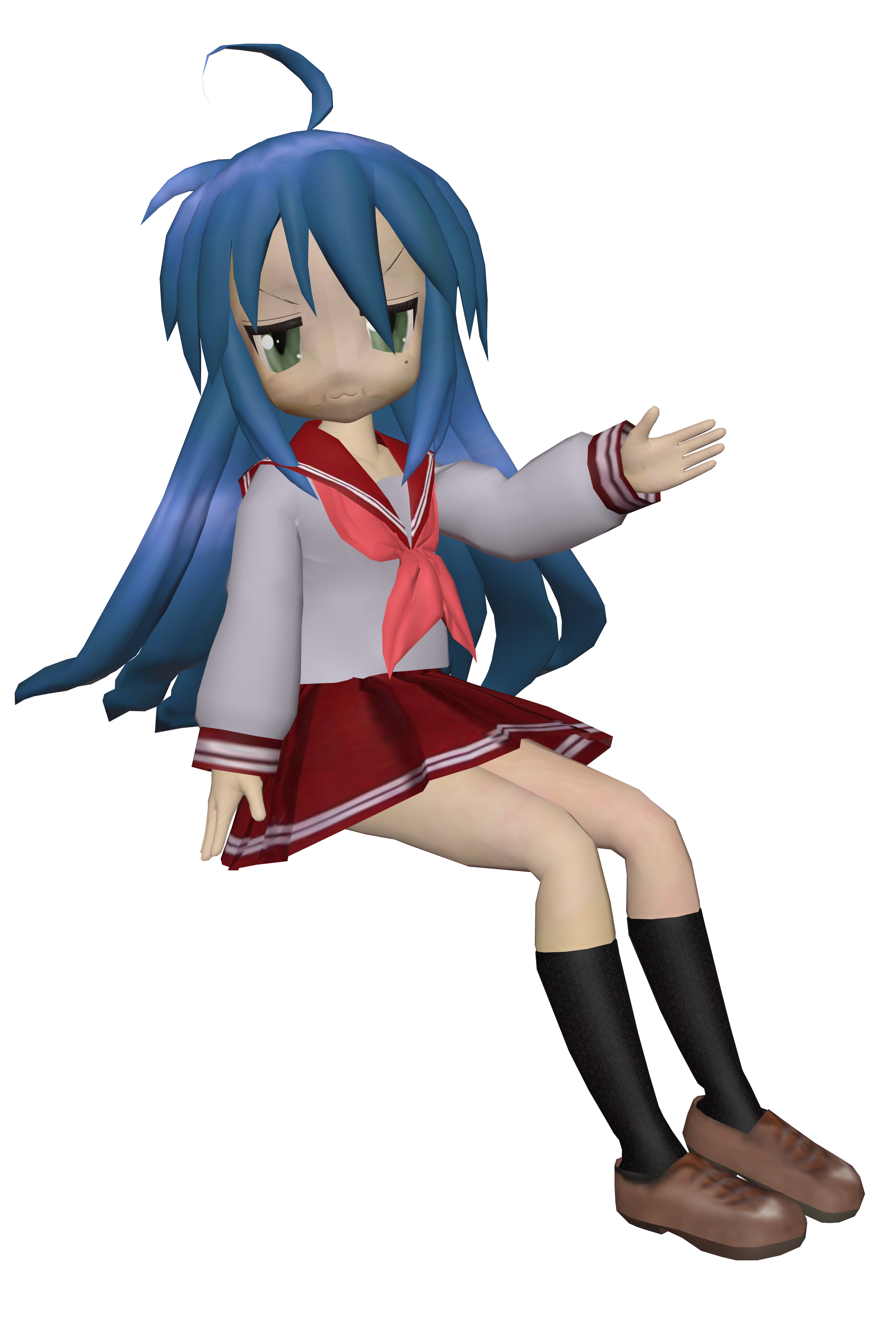 Untooned Konata by gabrielpikaart on DeviantArt