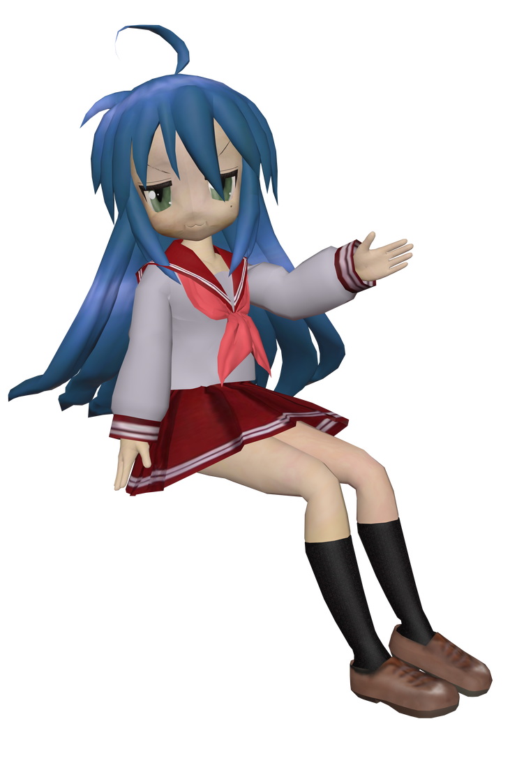 Untooned Konata by gabrielpikaart on DeviantArt