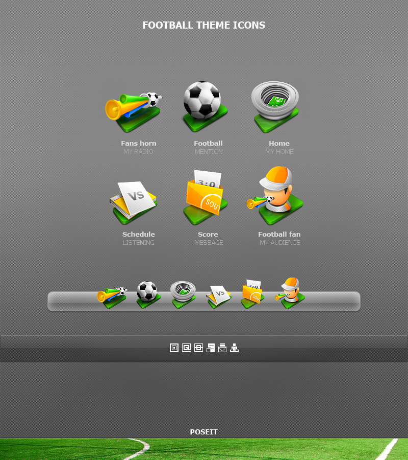 Football Theme icons by poseit on DeviantArt