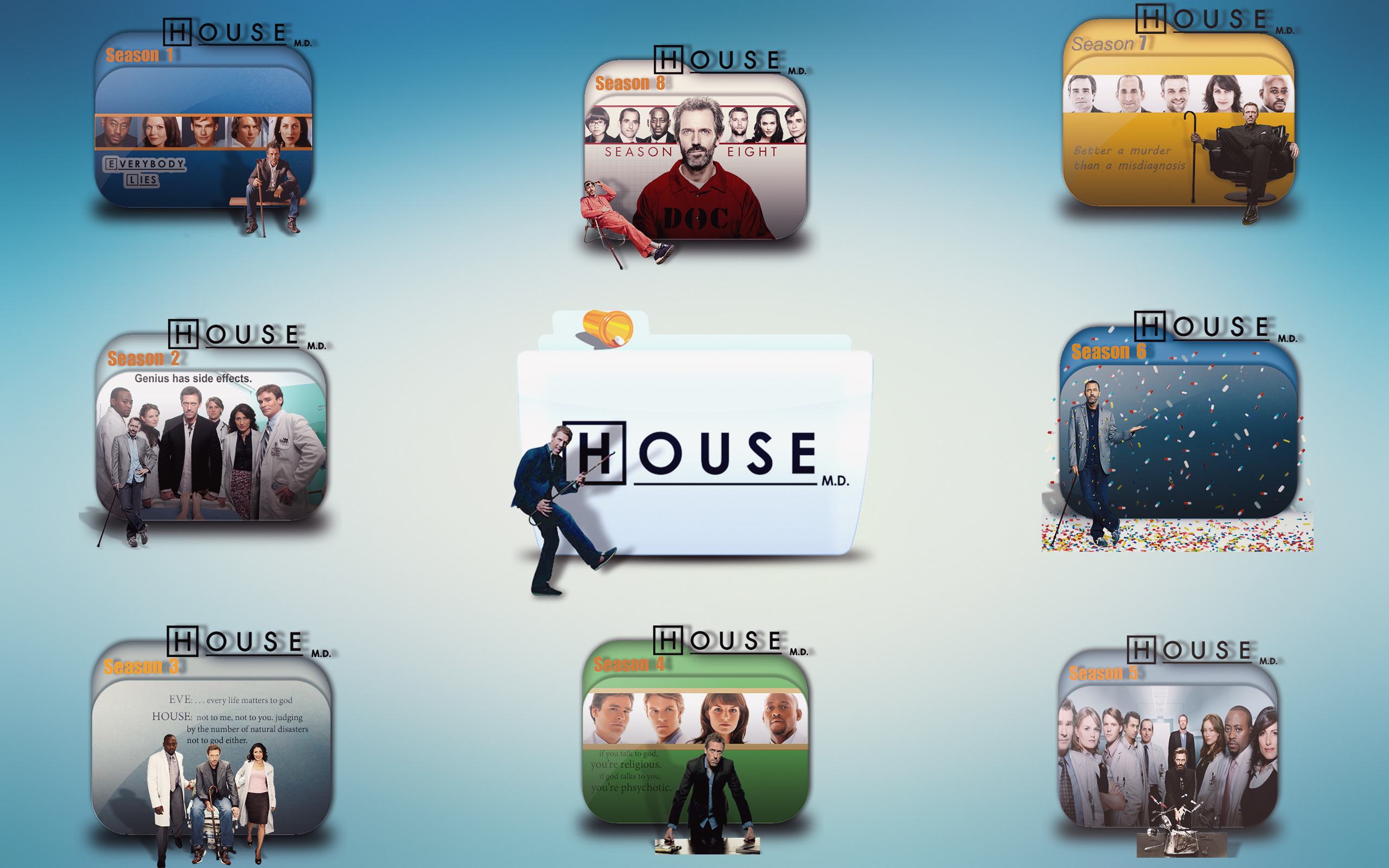 House M.D. Folder Icon Full Pack by coolbonn on DeviantArt