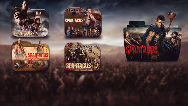 Explore the Best Spartacusbloodandsandfoldericon Art | DeviantArt