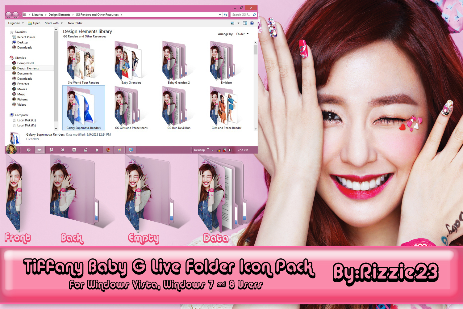 Tiffany Baby G Live Folder Icon Pack by Rizzie23 on DeviantArt