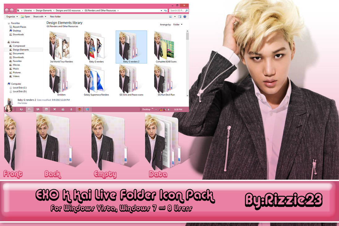 Kai Live Folder Icon Pack by Rizzie23 on DeviantArt