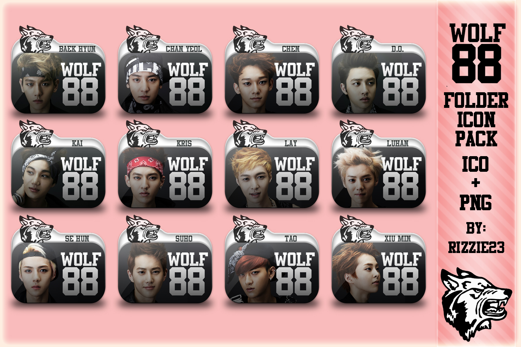 Exo Wolf 88 Logo