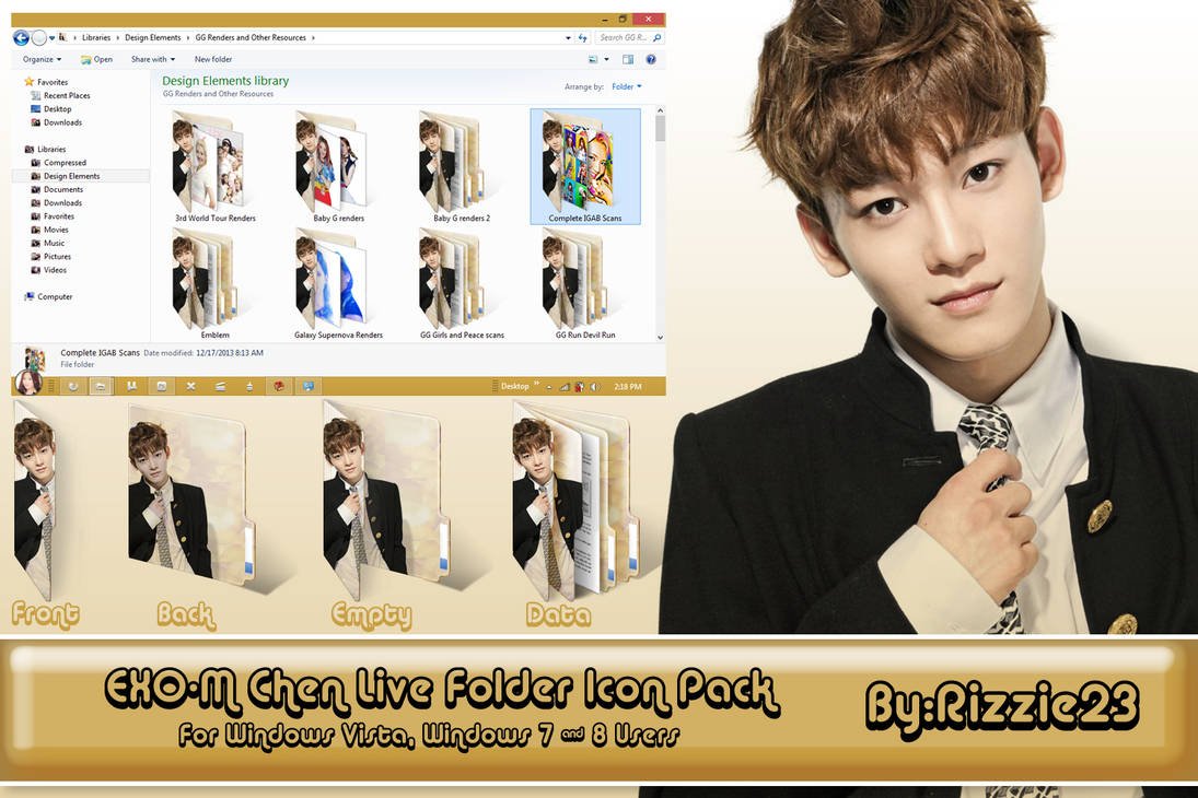 Chen Live Folder Icon Pack by Rizzie23 on DeviantArt