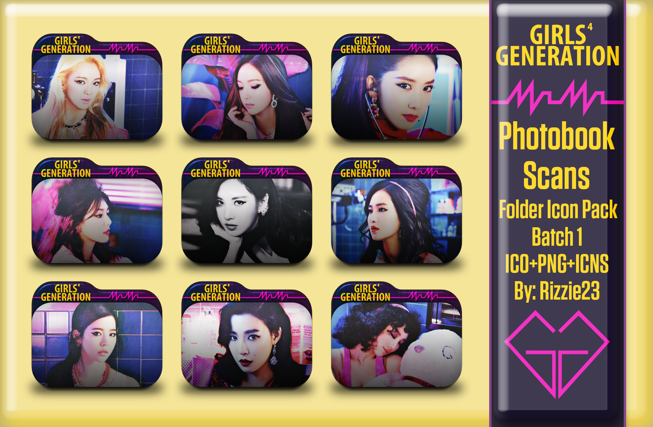 SNSD Mr. Mr. Photobook Scans Folder Icon Pack by Rizzie23 on DeviantArt