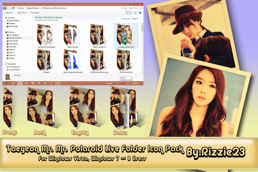 Taeyeon Mr. Mr. Live Folder Icon Pack 3 by Rizzie23 on DeviantArt